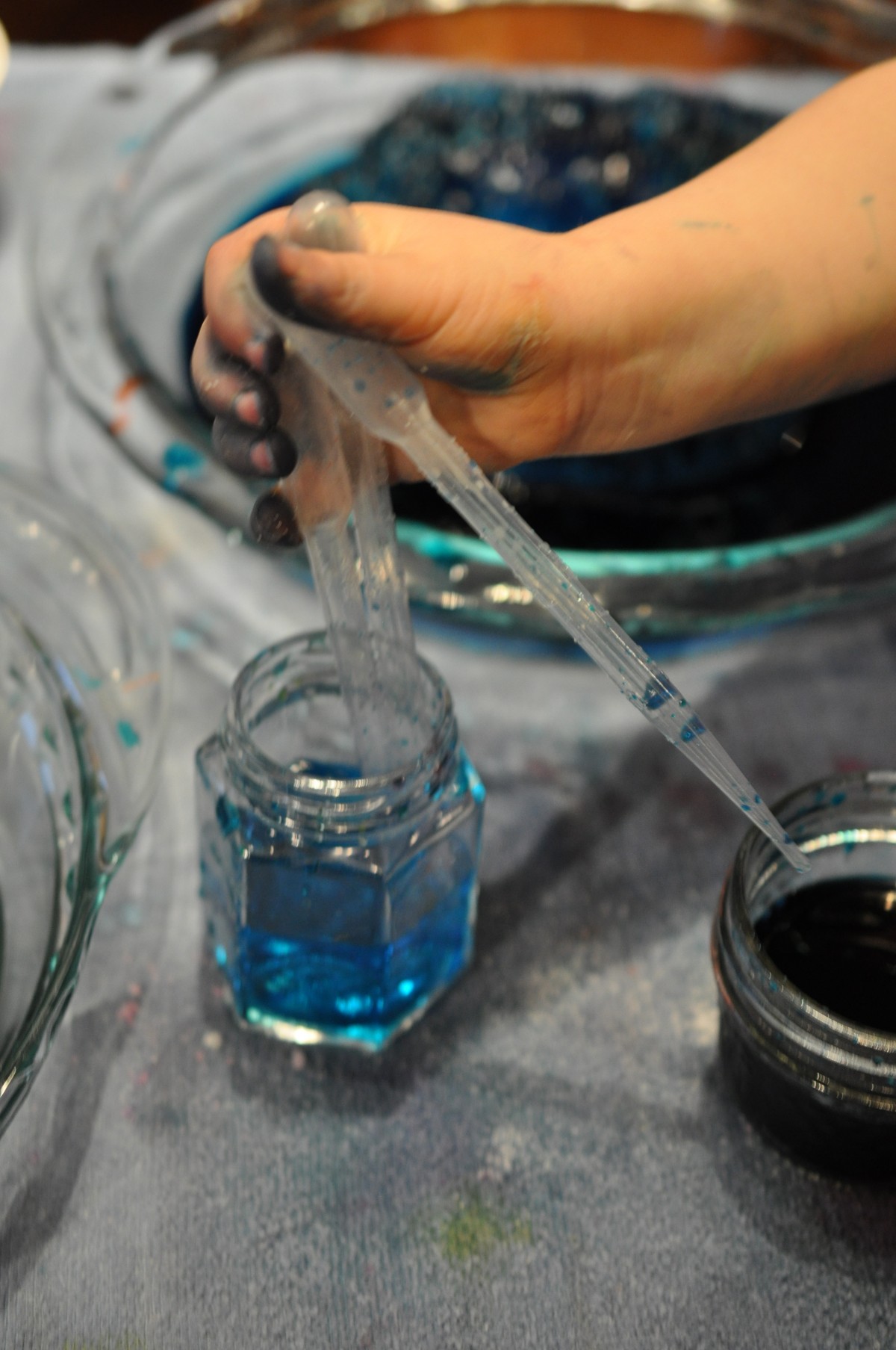 Cool Preschool Science Experiments: Melting Ice with Salt & Colour